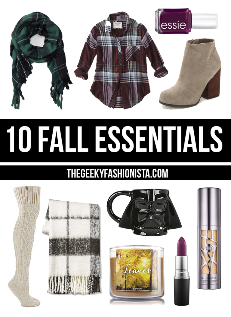 10 Fall Essentials - amanda boldly goes