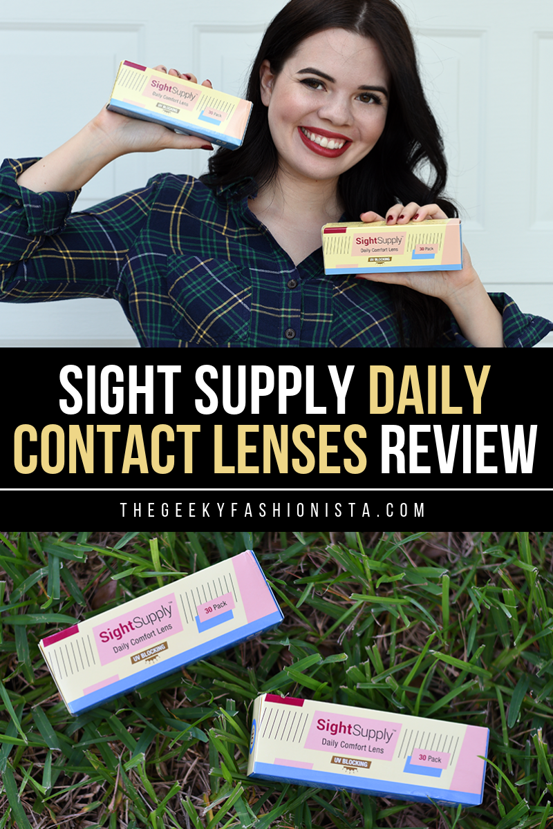 Sight Supply Daily Contact Lenses Review - amanda boldly goes